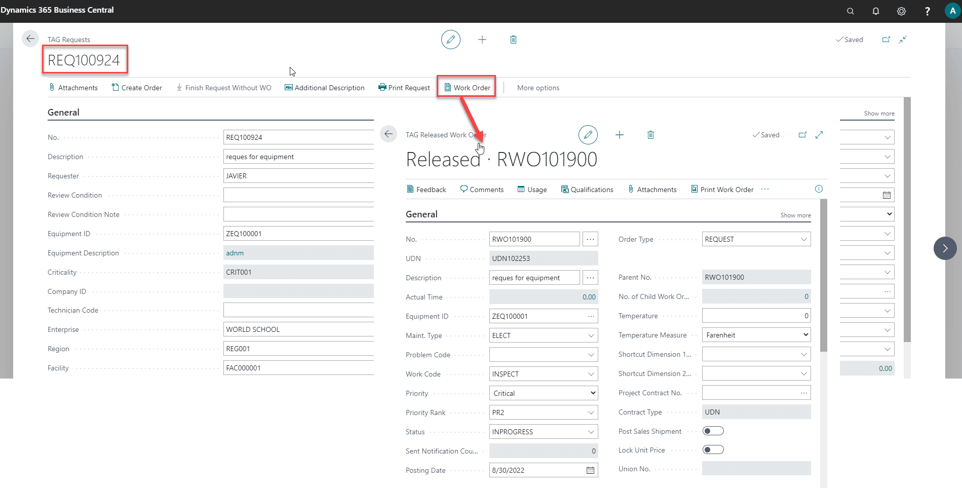 TAG | TAG quick start transaction guide - Docs
