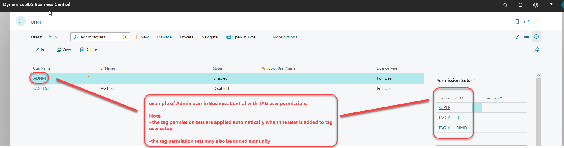 TAG | TAG configuration and inital setup - Docs